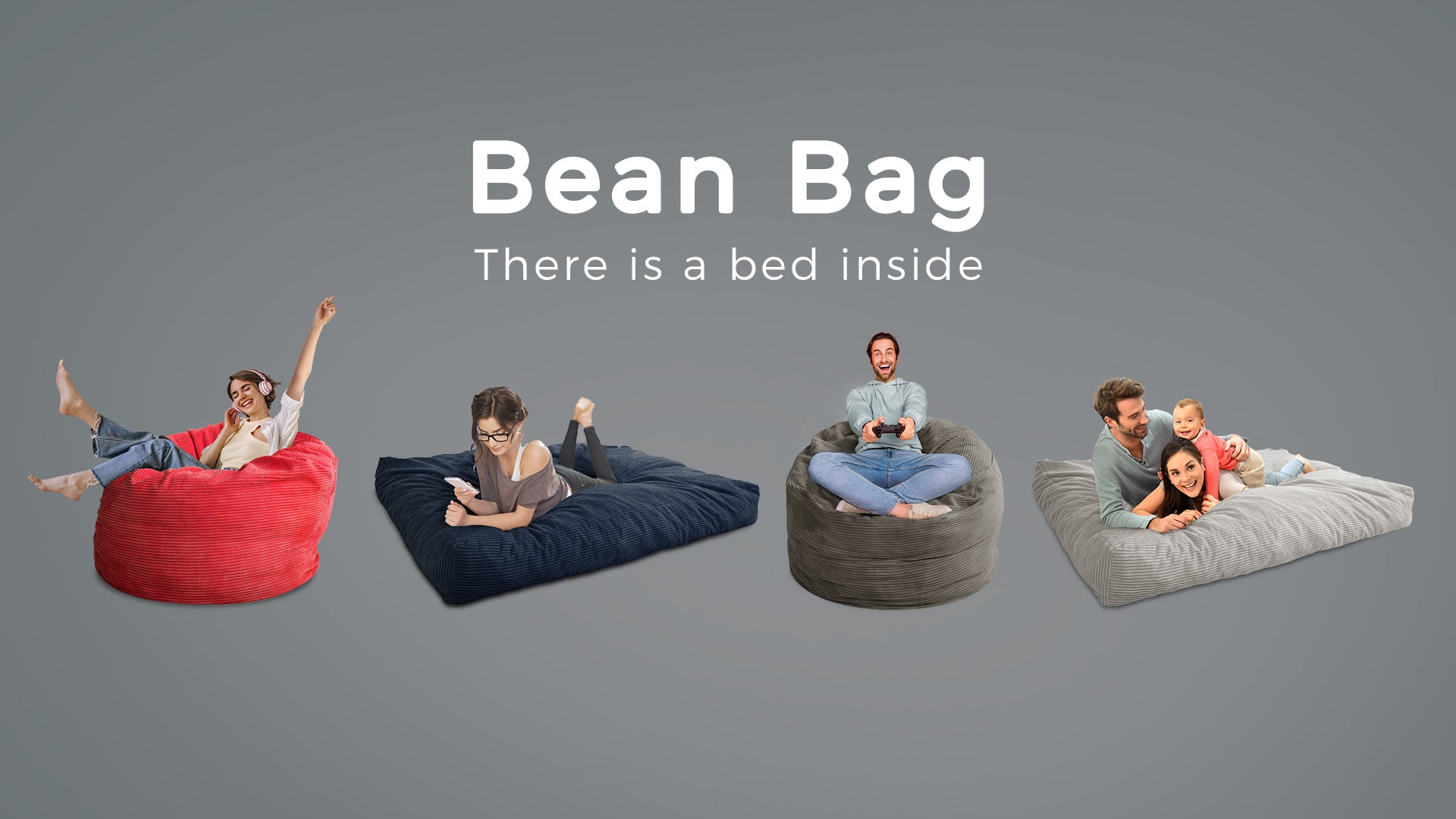 Inflatable Bed Folding Totoro Bean Bag Chair With MAXYOYO Bean Bag Bed